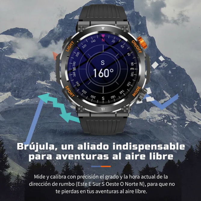 Smartwatch Deportivo Impermeable con Funciones Avanzadas – 🇪🇸GIRO TOTAL
